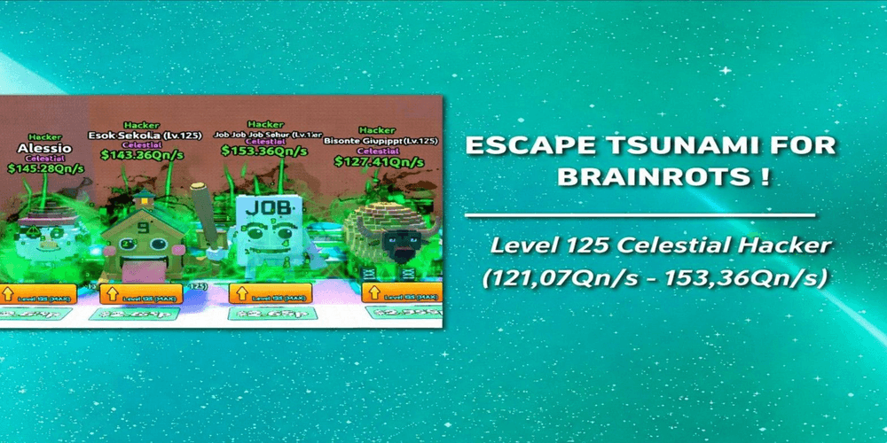 Beli Brainrot Level 125 Celestial Hacker (121,07Qn/S - 153,36Qn/S ...