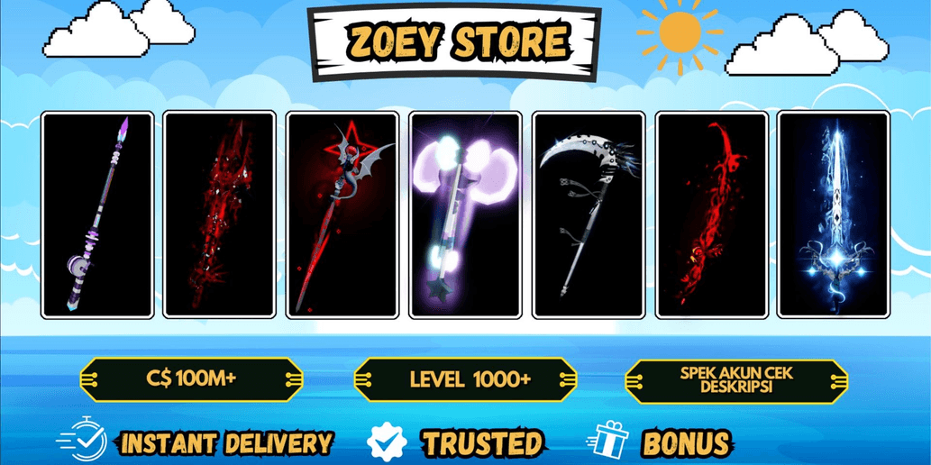 Buy Account FISH ACCOUNT LEVEL 1000 Fisch 3903091 | itemku