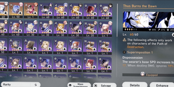 Beli Akun Akun MidGame Phainon Bersign + Cyrene + Robin (NoCit) [Asia ...