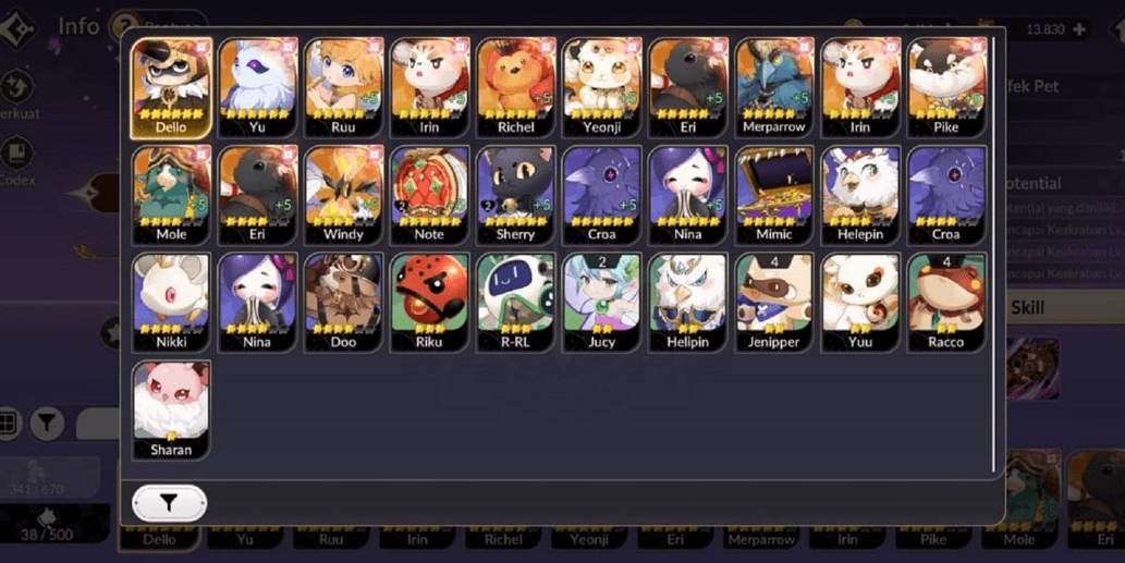 Beli Akun Global Server: Seven Knights (Melia TC1, Fai TC0, Juri TC0 ...