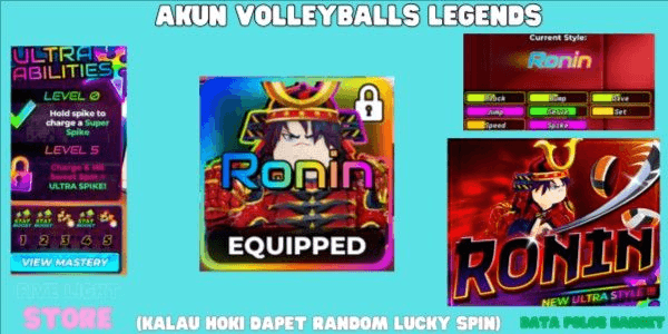 Beli Akun Ronin (Ultra Style) 0,01% |DATA POLOS +13 | INSTANT DELIVERY ...