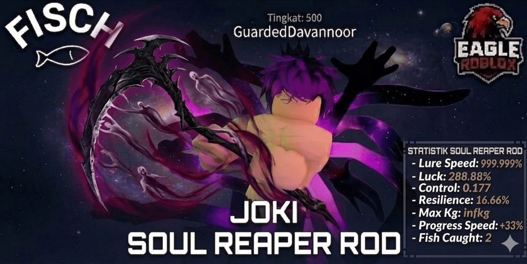 Beli Joki Joki Soul Reaper - FISCH Fisch Termurah Juni 2026 | itemku